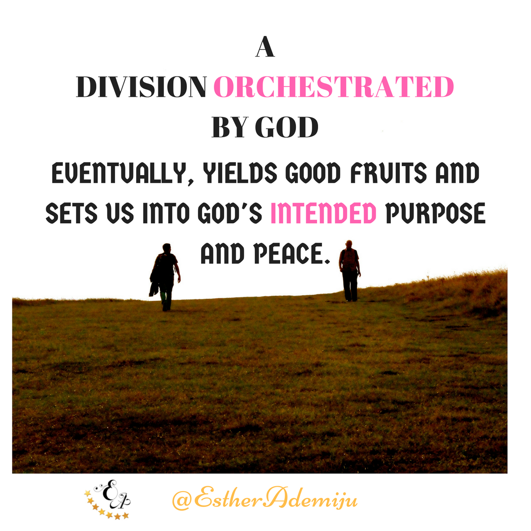 Purposeful Divison – Growing God's Eternal Family